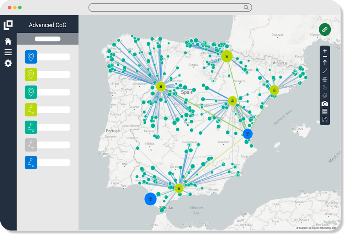 Log-hub’s Advanced Center of Gravity App for Optimal DC Location ...