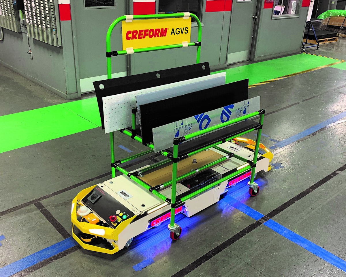Creform Unveils Bi-Directional AGV with Kitting Cart Ideal for ...
