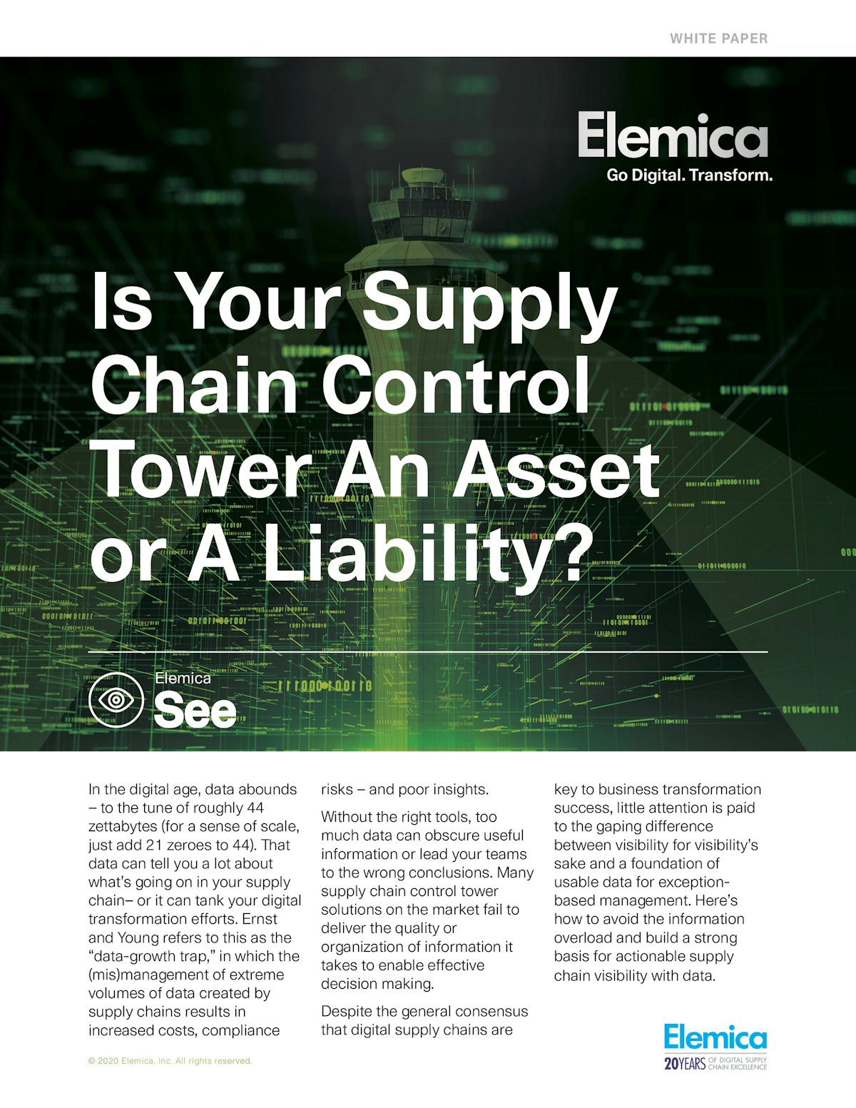 Is Your Supply Chain Control Tower An Asset or A Liability? | Supply ...